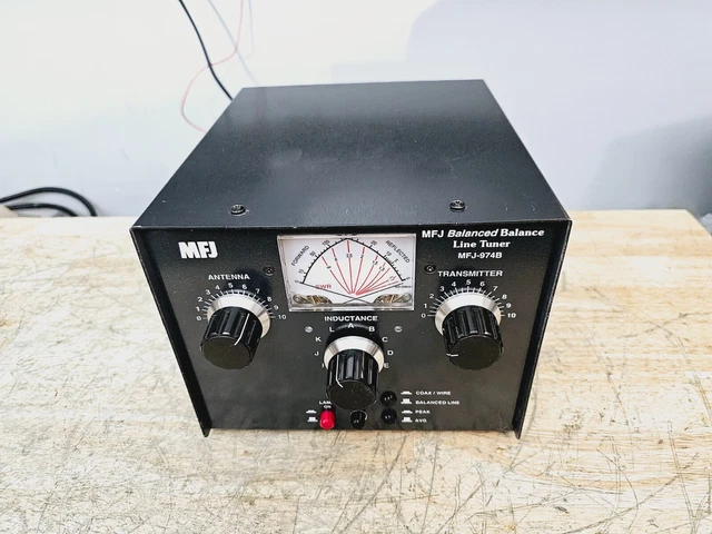 SINTONIZADOR DE ANTENA coaxial de línea equilibrada MFJ-974B C MI OTRO ...