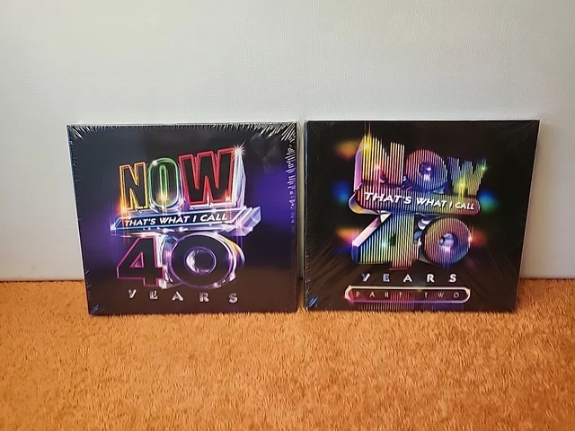 NOW THAT'S WHAT I Call 40 Years Part One & Part Two (2023) New & Sealed ...