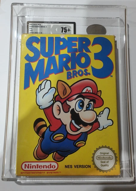 SUPER MARIO BROS. 3 Nintendo NES Graded Video Game (1991) £250.00 ...
