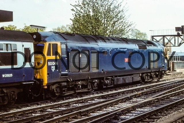 UK DIESEL TRAIN Railway Photograph Of Class 50 50044 Loco. (Rm50-300) £ ...