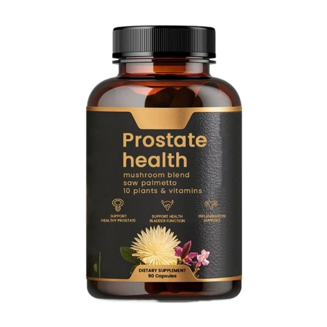 1/3/5X NATUAL PROSTATE Health Capsules with Mushroom Blend&Sawpalmetto ...