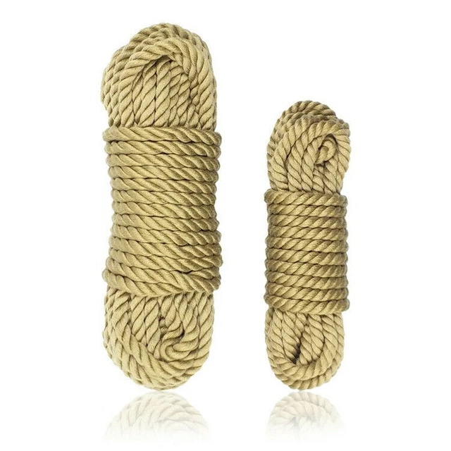 10M/5M BONDAGE ROPE Shibari BDSM Restraint For Couples Game Soft Hemp ...