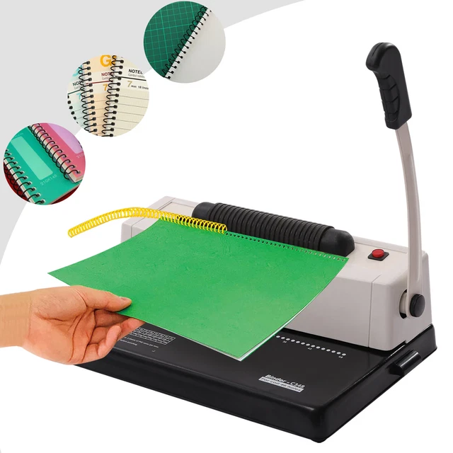 FOR A4/LTR/A5 COIL Manual Paper Punch Binder C348 46 Holes Calendar ...