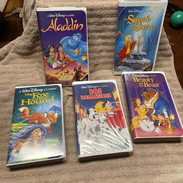 VINTAGE WALT DISNEY'S The Classic Black Diamond VHS Tapes Set of 5 £32. ...