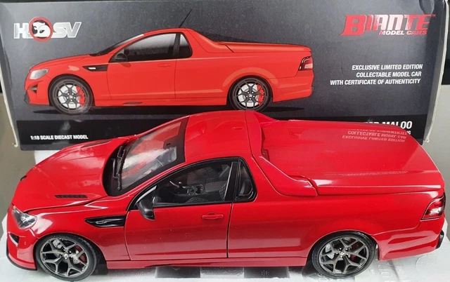 1/18 BIANTE HOLDEN Commodore Hsv Gtsr Maloo Ute Sting Red Ltd Ed # ...