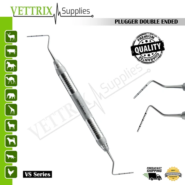 2X AMALGAM PLUGGER,DOUBLE Ended Condenser Restorative Dental ...