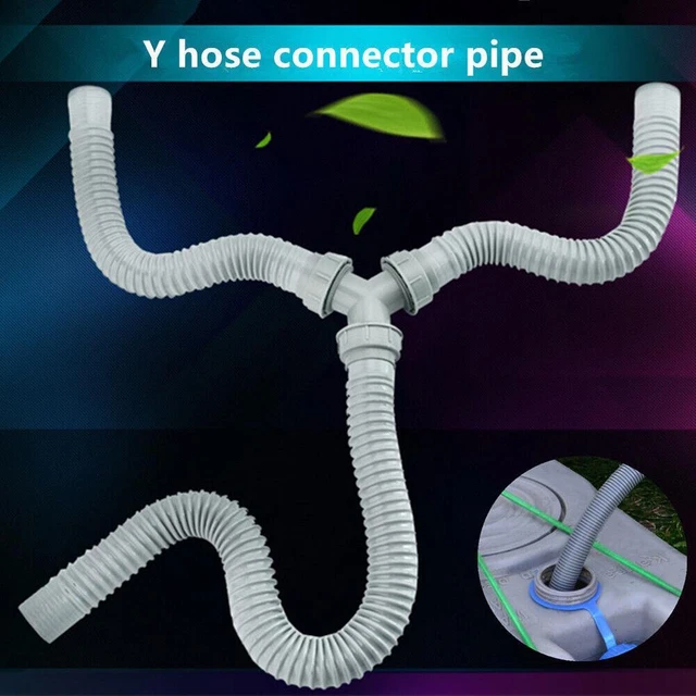 MOTORHOME WASTE WATER Outlet Y Hose Connector Pipe RV Parts Accessori ...