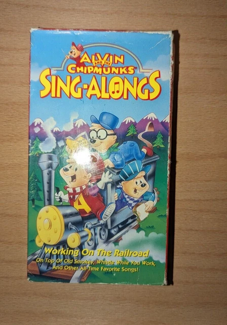 VHS ALVIN AND The Chipmunks Sing-Alongs Working On The Railroad ...