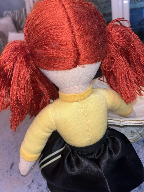 Jasnor The Wiggles Emma Large Soft Toy Plush 20” Yellow Rag Doll