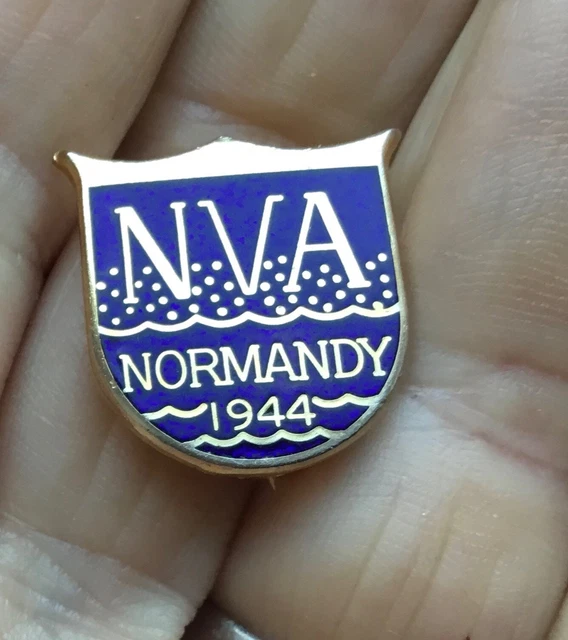 WW2 BRITISH ARMY, Normandy Veterans Association NVA 1944 Members Enamel ...