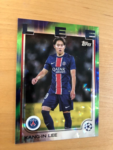 TOPPS UCC UEFA Flagship 2024/25 - Parallèle aurore boréale - Kang In ...