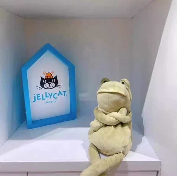 JELLYCAT FERGUS FROG 18cm Rare Collectable New With Tags Free Dust Bag ...
