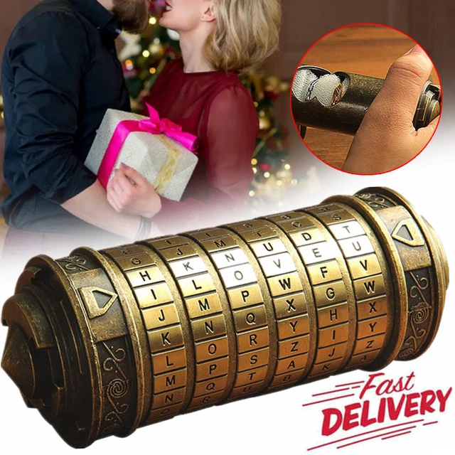 CRYPTEX PUZZLEBOXEN DA Vinci Code Mini-Cryptex-Schloss mit versteckten ...