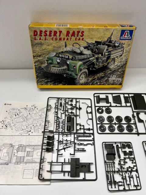 DESERT RATS S.A.S. Combat Car Special Forces Land Rover Italeri | Nr ...