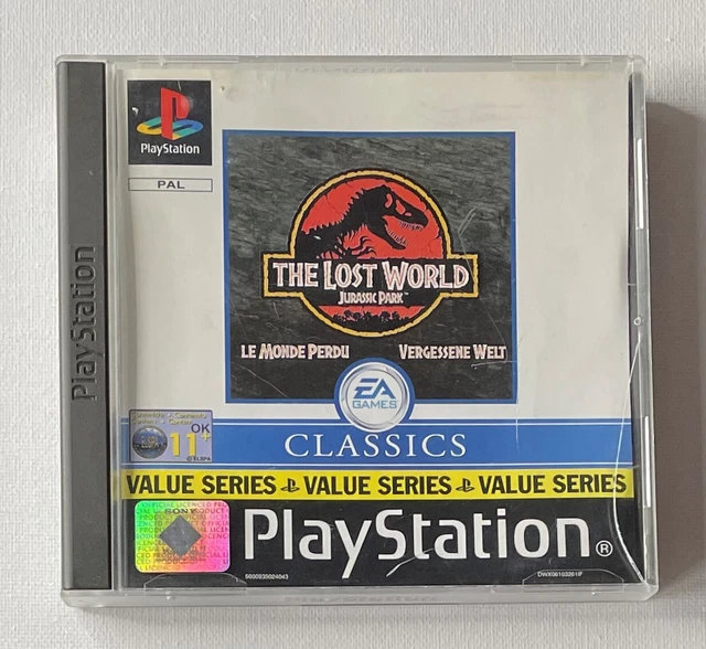 THE LOST WORLD Jurassic Park PLAYSTATION 1 and PS1 GAME Boxed ...