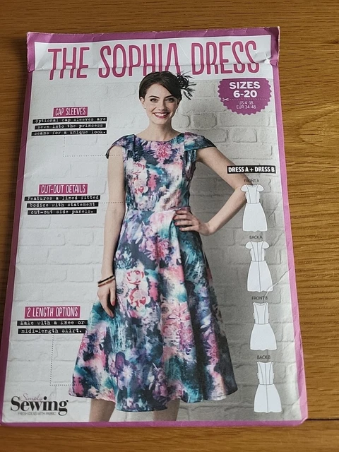 SIMPLY SEWING THE Sophia Dress sewing pattern. Uncut. Sizes 6-20. £3.00 ...