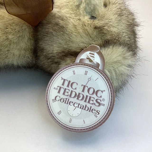 MUFFIN BEAR TIC Toc Teddies Handmade Limited Edition Teddy Bear (L7) W ...