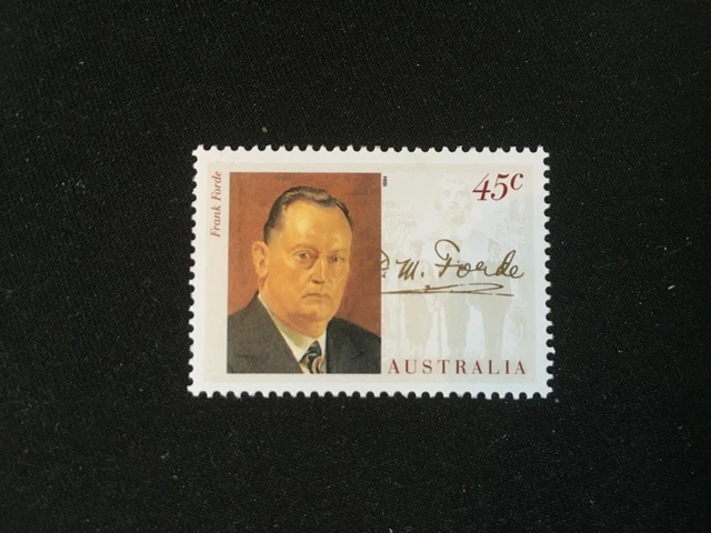 1994 AUSTRALIA WARTIME Prime Ministers 45C Frank Forde - Mint Unhinged ...