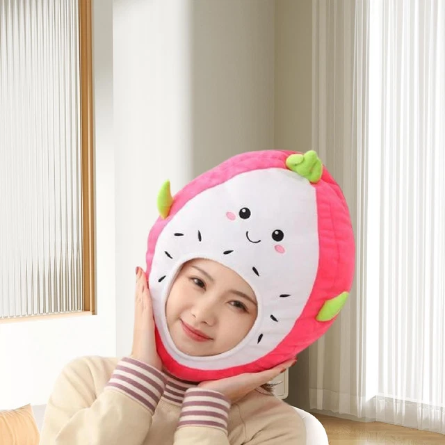 STUFFED DRAGON FRUIT Headgear Hat Photo Prop for Stage Birthday Gift ...