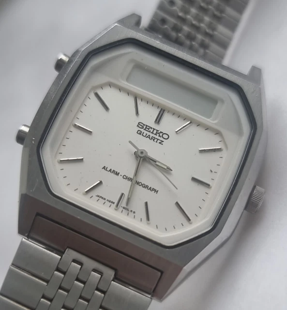 VINTAGE SEIKO ALARM Chronograph Watch H556-5000.Vintage Seiko Watch Ana Digi £34.99 - PicClick UK