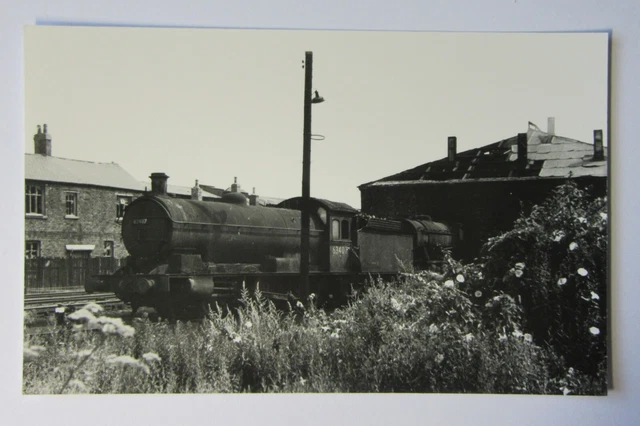 RWY1932 - 1967 Locomotive 63407 WEST HARTLEPOOL Railway Yard Shed ...