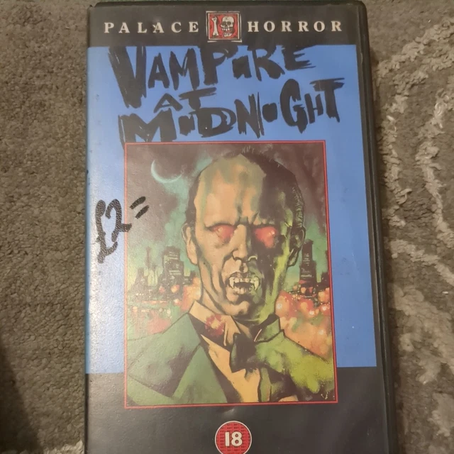 VAMPIRE AT MIDNIGHT - VHS Video - Certificate 18 - Palace Horror - 1987 ...