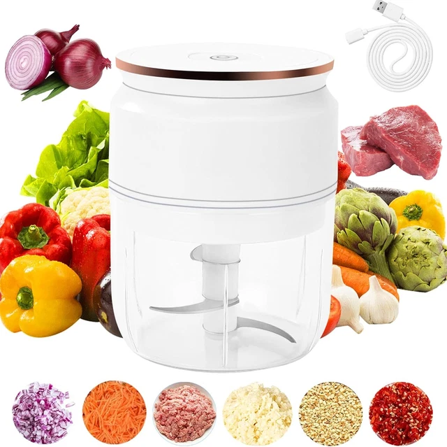 300ML FOOD PROCESSOR Electric Vegetable Chopper Multi Blender Meat ...