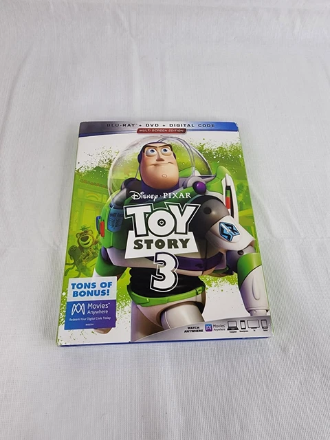 TOY STORY 3 BLU-RAY + DVD + Digital + Multi-Screen Edition - New Sealed ...