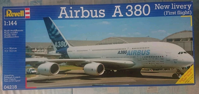 AIRBUS A380 NEW livery (First flight) 1:144 Revell Art. Nr. 04218 EUR ...
