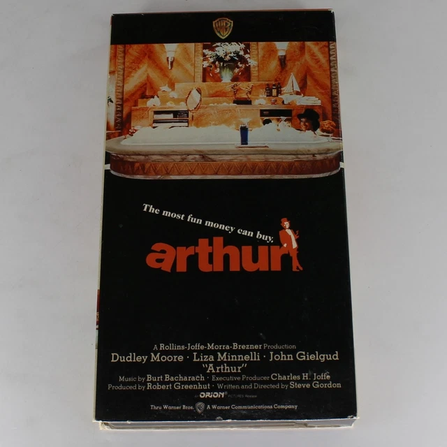 ARTHUR VHS 1981 Comedy Original Release Warner Bros £11.94 - PicClick UK
