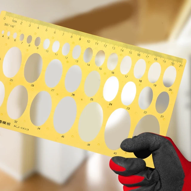 CURVE BOARD MEASUREMENT Tool Geometry Template Stencil Ellipse ...