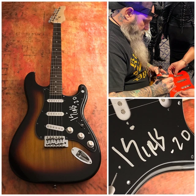 GFA CROWBAR & Down Guitarist KIRK WINDSTEIN Signed Electric Guitar K2 ...