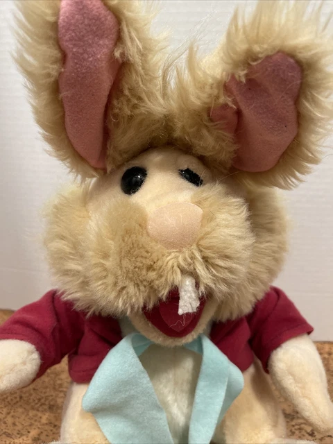 VINTAGE BEAN BUNNY Muppet 3D Jim Henson’s Disney plush Stuffed toy ...