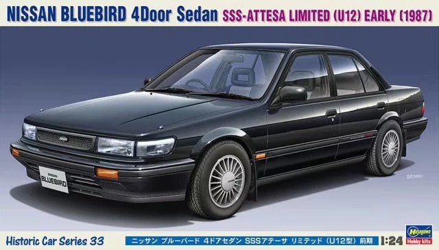 HASEGAWA 21133 1:24 Nissan Bluebird 4Door Sedan SSS-Attesa Ltd U12 ...