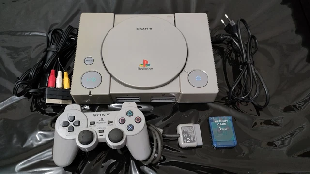 CONSOLE SONY PLAYSTATION 1 PS1 PSX PS Originale Retro-Game Vintage 7502 ...