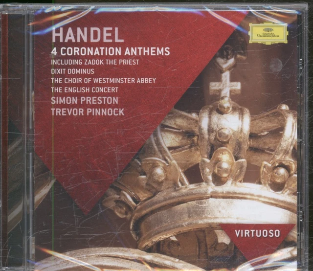 ENGLISH CONCERT, SIMON Preston, Trevor Pinnock Handel - 4 Coronation ...