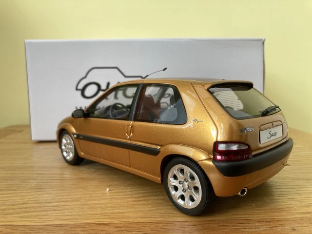 1:18 OTTO MOBILE OT893 CITROEN SAXO 16v VTS GOLD FACELIFT OTTOMOBILE ...