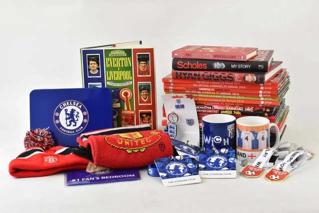 BUNDLE OF FOOTBALL Merchandise Various English Clubs Various Items ...