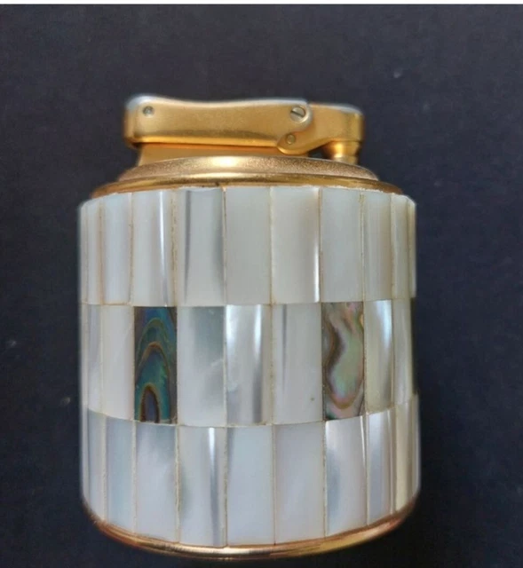 BRIQUET DE TABLE nacré marque Colibri années 60 EUR 45,00 - PicClick FR
