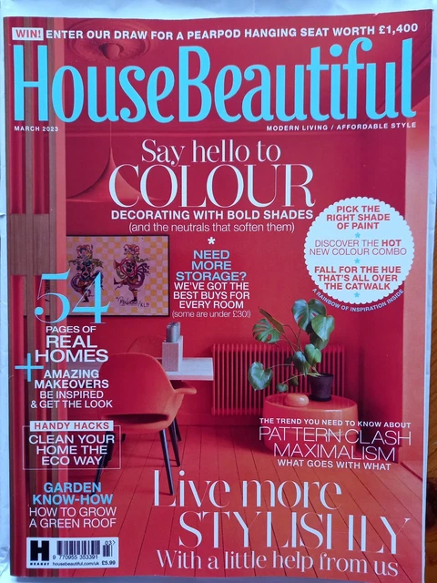 HOUSE BEAUTIFUL MARCH 2023 Magazine New Modern Living Affordable Style ... HOUSE BEAUTIFUL MARCH 2023 Magazine New Modern Living Affordable Style ...