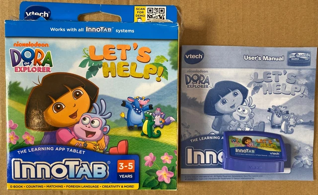 VTECH NICKELODEON DORA The Explorer Let's Help ! For InnoTab Opened $13 ...