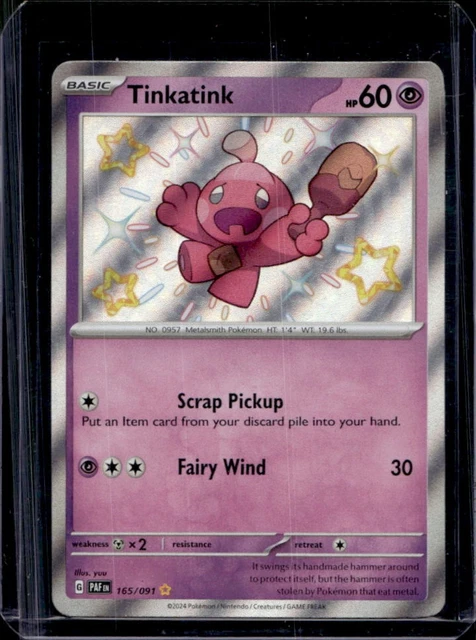 2024 POKEMON SV Paldean Fates PAF EN Tinkatink #165/091 $4.45 - PicClick CA