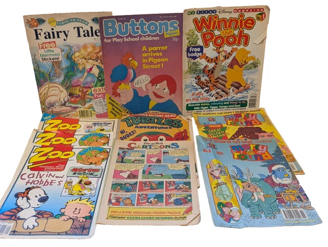 VINTAGE CHILDRENS COMIC magazines bundle £20.00 - PicClick UK