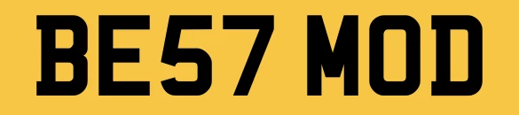 BEST MODEL MODS Private Number Plate Be57 Mod Private Car Registration ...