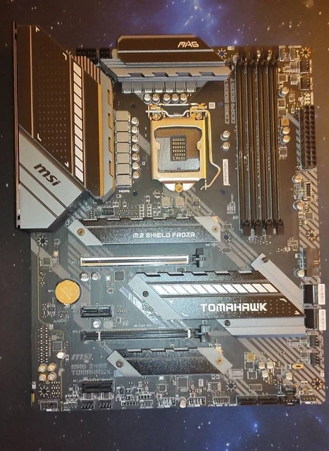 MSI MAG Z490 Tomahawk Intel Socket LGA 1200 DDR4 ATX Motherboard *BOARD ...