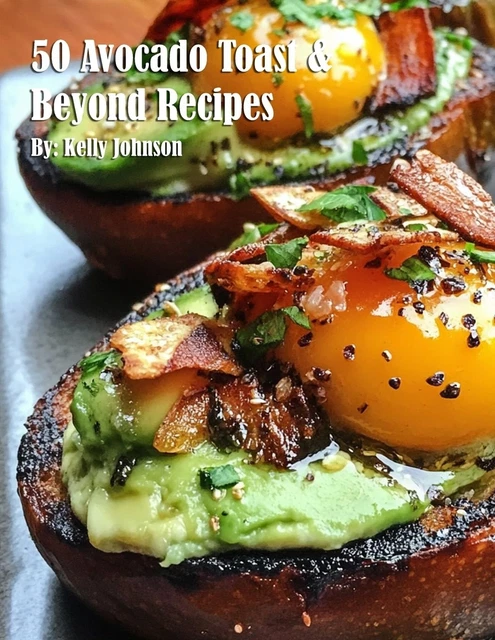 KELLY JOHNSON 50 Avocado Toast & Beyond Recipes (Poche) EUR 34,40 ...
