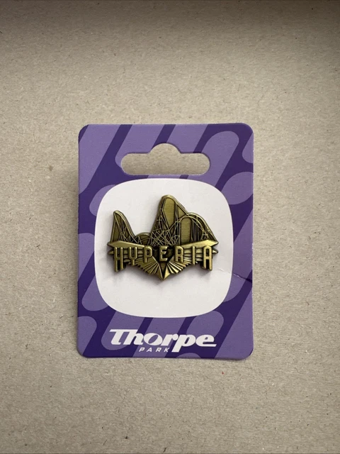 HYPERIA THORPE PARK Logo Pin Badge New For The 2035 Season £25.00 ...