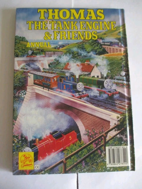 THOMAS THE TANK Engine and Friends Annual 1991 Christopher Awdry, David ...