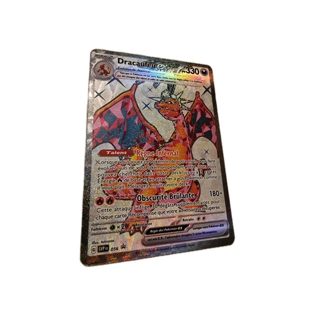POKEMON BLACK STAR Promo Glurak ex SVP 056 Dracaufeu Card EX Pokémon ...