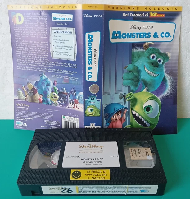 MONSTERS & CO. Monsters, Inc. (2001) VHS ORIGINALE 1ª EDIZIONE DISNEY ...